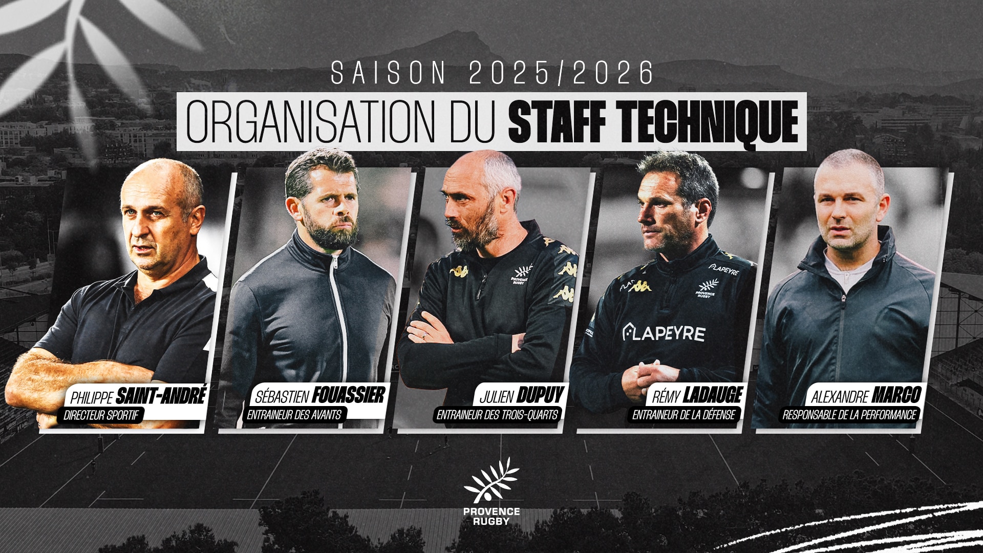 PROVENCE RUGBY DEVOILE SON STAFF TECHNIQUE POUR LA SAISON 2025/2026 ...