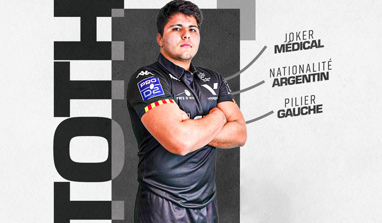 Nicolas Toth, du renfort en première ligne | Provence Rugby